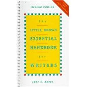 The Little, Brown Essential Handbook for Writers/With Mla Update: Jane ...