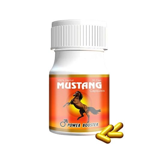 Mustang Power Booster Capsules Boost Men Muscle Growth And Energy ...