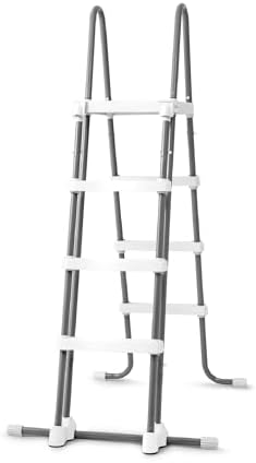 Amazon.com : Intex Above Ground Steel Frame Swimming Pool Ladder for 42 ...