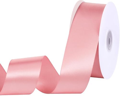 Amazon.com: Pink Ribbon, 60 Yards 1-1/2 inch Light Pink Satin Ribbon ...