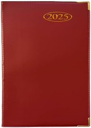 2025 POCKET DIARY - Week To A View - Soft Vinyl Cover - Black Blue or ...