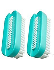 Amazon.com: Two Sided Nail Brush - Aqua Blue, 2 Pack : Beauty ...