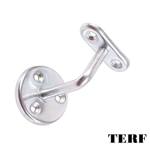 TERF® Heavy Duty Handrail Bracket Silver Banister Staircase Handrail ...