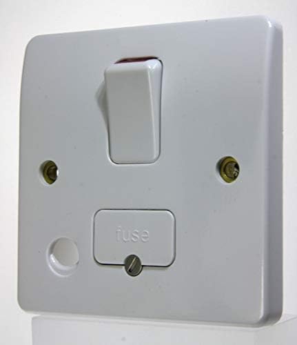 MK Logic Plus K330 WHI 13A Double Pole Switched Connection Unit/w.flex ...