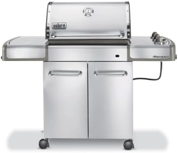 Amazon.com: Weber 3770001 Genesis S-310 LP Gas Grill, Stainless Steel ...