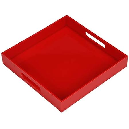 Amazon.com: Convenience Concepts Palm Beach Tray, Red : Office Products