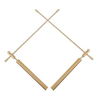 Amazon.com: Agbyise 1 Pair Copper Dowsing Rods - Detachable Divining ...