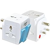 Hi-Plasst 16A 3-Pin Converter Plug (Pack of 3) – 5A to 15A/16A Adapter ...