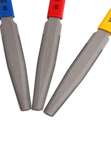 Snapklik.com : Tapered Nut Files Double Edge Nut Slotting Files Set ...