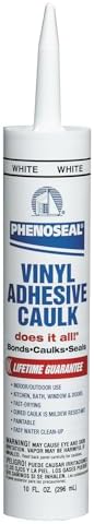 Amazon.com: DAP 5 Phenoseal, White Vinyl Adhesive Caulk, 10 oz ...