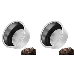 Supvox® 51mm Portafilter Filter for Derlla Coffee Maker Stainless Steel ...