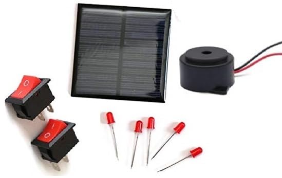 Buy ERH India Solar Panel Cell DIY Kit 70X70 mm Square 6V-100 mAh for ...