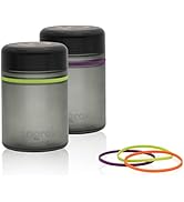 Amazon.com: ONGROK Glass Storage Jar, 180ml, 3 Pack, UV Herb/Spice Jar ...