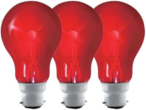 Inspired Essentials 3 x 40W FIREGLOW Effect BC B22 B22d Light Bulbs ...