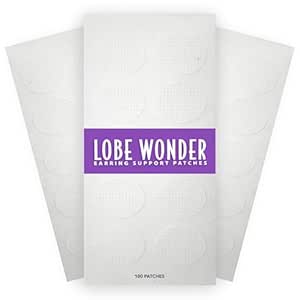 Buy Lobe Wonder (100 Paches) Invisible Ear Lobe Support for Earrings ...
