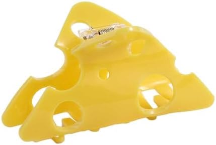 Amazon.com : 1PCS Cheese Acetate Hair Claw,Cute Cheese Hair Clip ...
