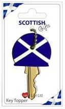 Amazon.co.jp: Scottish Saltire Flag Round Key Topper : おもちゃ