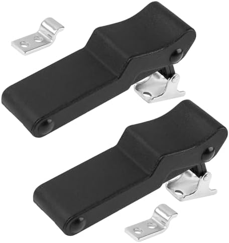 ADrivWell 2pcs Flexible Soft Black Rubber Draw Latch Over Center ...