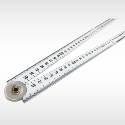 Dunnet Tools 100cm Folding Ruler, Plastic 1M Long Metre Rule for Home ...