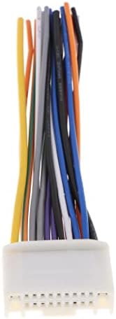 MERISHOPP Dual Car Audio Wiring Harness Stereo 12 Pin Wire Connector ...