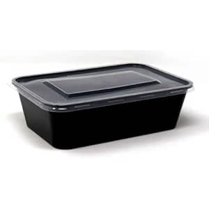 ACHIEVER PACKAGING Square Reusable Plastic Containers with lid for Food ...