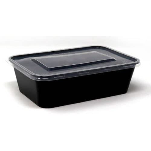 ACHIEVER PACKAGING Square Reusable Plastic Containers with lid for Food ...