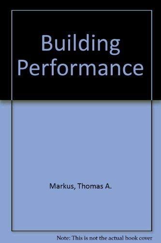 Building performance; Building Performance Research Unit, School of ...
