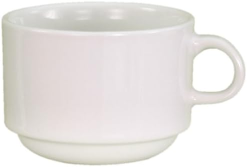 Amazon.com | Crestware Elegante 8-1/2-Ounce Stackable Cup, 12-Pack ...