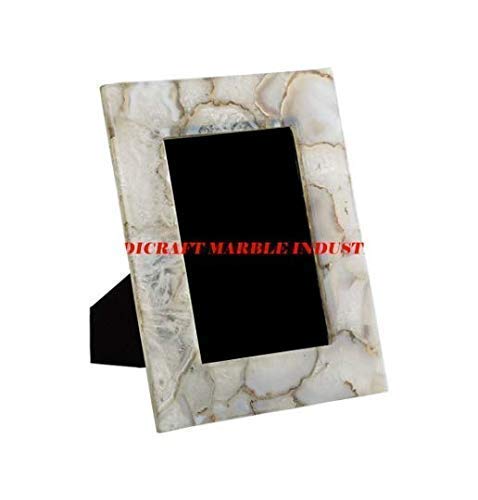 Amazon.com: Best for Gifts Agate Picture Frame Agate Photo Frame ...