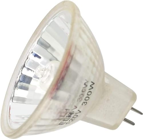 Tawelun ELH 300W 120V GY5.3,CL,Bi-Pin Based Stage and Studio MR16 Bulb ...
