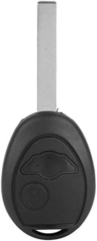 Suuonee Key Shell Case, 2 Buttons Black Car ABS Remote Key Fob Case ...