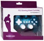 GAMEWARE PS3 Blue Glowing Wired Controller : Amazon.co.uk: PC & Video Games