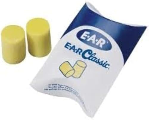 Amazon.com: Earplugs Classic PVC Foam Diposable 50 Pack : Health ...