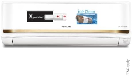 Hitachi 1.5 Ton 3 Star Fixed Speed Split AC (100% Copper, Dust Filter ...