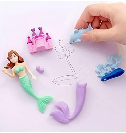 Young Tree - Mermaid & Ocean Animal Erasers for Kids - School ...