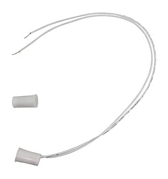 1 Mini White Recessed Door Contacts NC Security Alarm Door Window ...