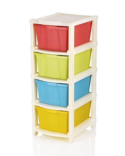Clazkit 4 Layer Plastic Modular Drawer System for Home, Office ...