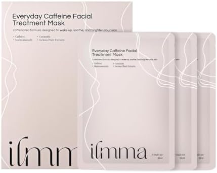 Amazon.com : ilmma Everyday Caffeine Facial Treatment Mask ...