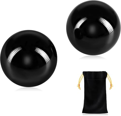 Amazon.com: ZYsteelball 2PCS Solid Steel Baoding Balls Chinese Health ...