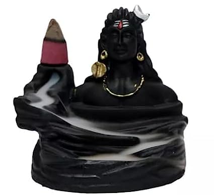 Buy Siyaram Gallery® Smoke Fountain Lord Shiva Adiyogi Statue Cone ...