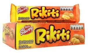 Amazon.com : RIKITI - Chocolate con leche y pedacitos de mani : Grocery ...