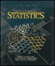 Amazon.com: A First Course in Statistics: 9780673381248: Sellers, Gene ...
