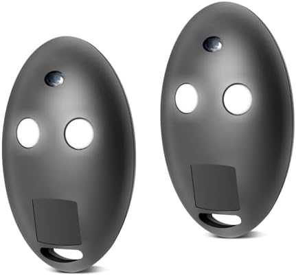 Remote Control Gate, Pack of 2 433 MHz Remote Control Compatible with ...