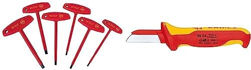 Amazon.com: Wiha 33490 T-Handle Hex Driver Set, Inch, 1000 Volt, 6 ...