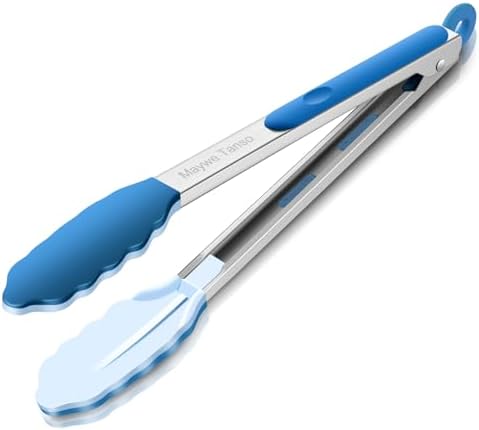 Amazon.com: 600℉ Heat Resistant Kitchen Tongs for Cooking with Silicone ...