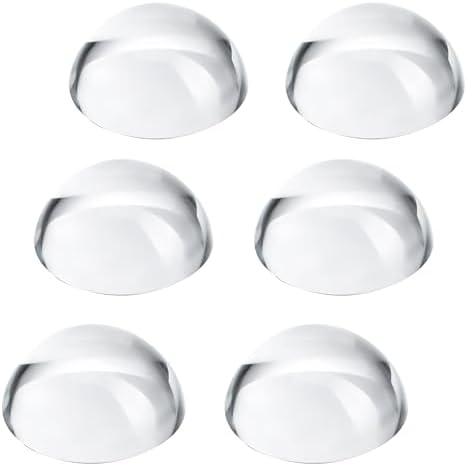 Amazon.com: 6Pack 1.6inch Crystal Dome Magnifying Paperweight, Clear ...
