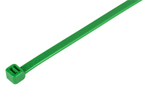 Snapklik.com : 8 Inch Green Zip Ties, 100 Pack, 50lb Strength, UV ...