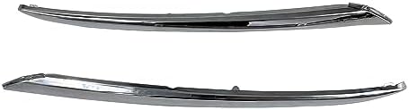 Amazon.com: HUYILUN0104 1 Pair Front Bumper Molding Chrome Trim ...