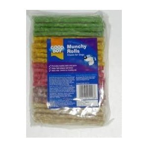 MUNCHY ROLL 12 PACK MIXEDL (100 PK) - Pet Foods & Supplies