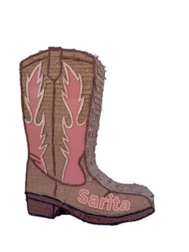 Amazon.com: Customized Cowgirl/Cowboy Boot Piñata/Birthday Cowboy ...